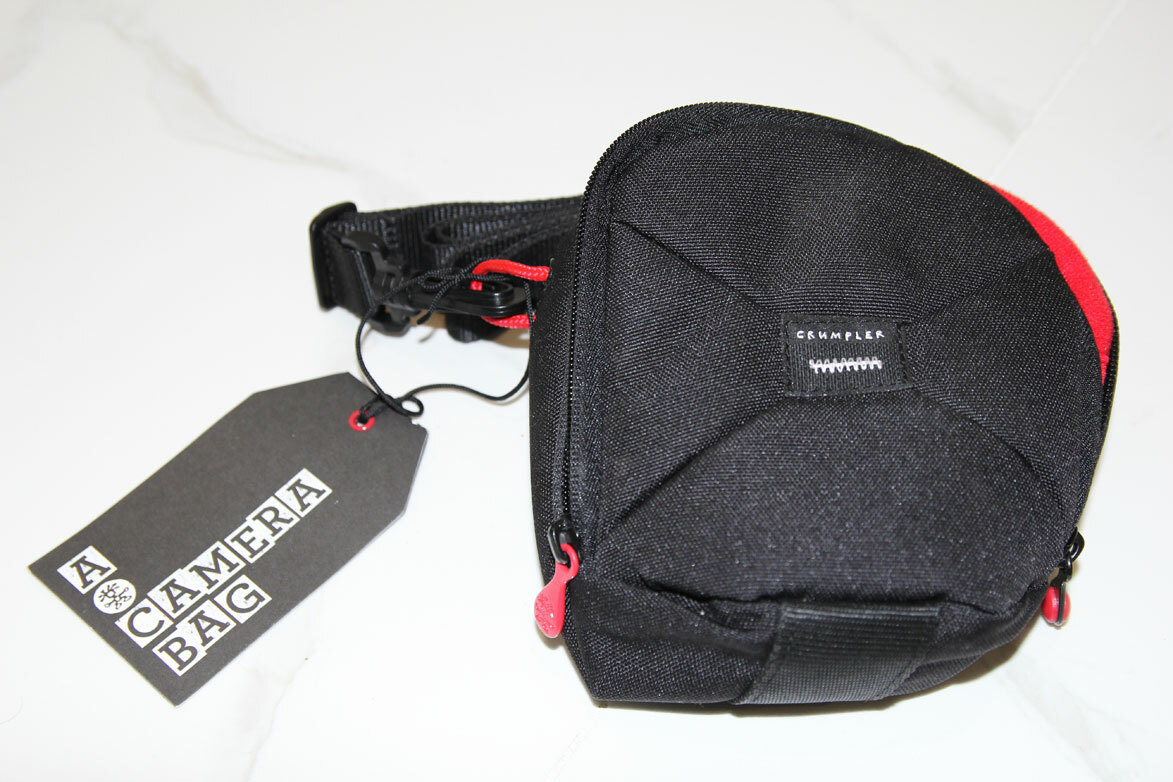 NEW CRUMPLER PLEASURE DOME CAMERA S SHOULDER BAG BLACK COMPACT DSLR ...