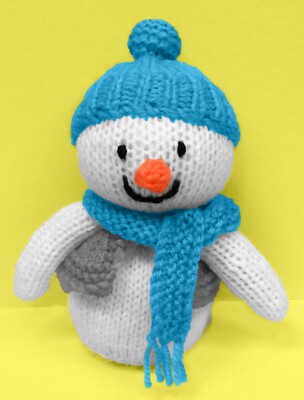 KNITTING PATTERN - Mr Chilly Snowman Chocolate orange cover /14cms ...
