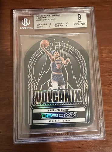 2021-22 Panini Obsidian Stephen Curry Volcanix Warriors Case Hit SSP ...