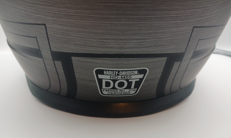 Harley Davidson HD-M05 Full-Face Motorcycle Helmet Metalic SM 55-56cm W ...