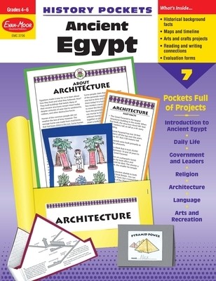 History Pockets: Ancient Egypt, Grade 4 - 6 Teacher Resource Evan-Moor ...