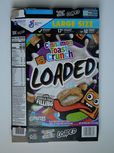 Cinnamon Toast Crunch Loaded - Cereal Box Advertising | eBay
