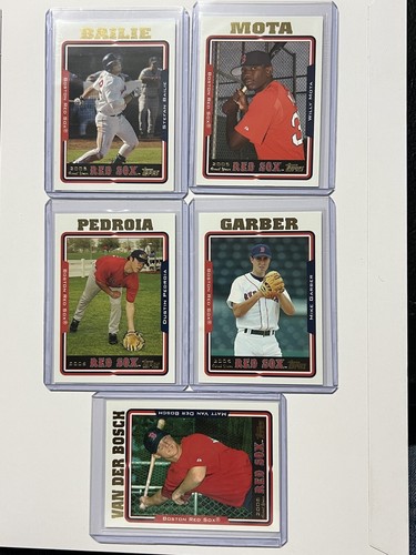 2005 Topps Red Sox Rookie Team Bonus Set #1-#5 | eBay