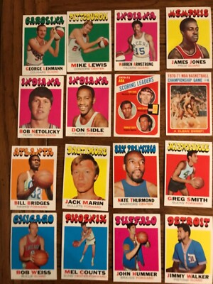 Championship #4 1971-1972 Topps Basketball (Sale Is For Card In Title ...