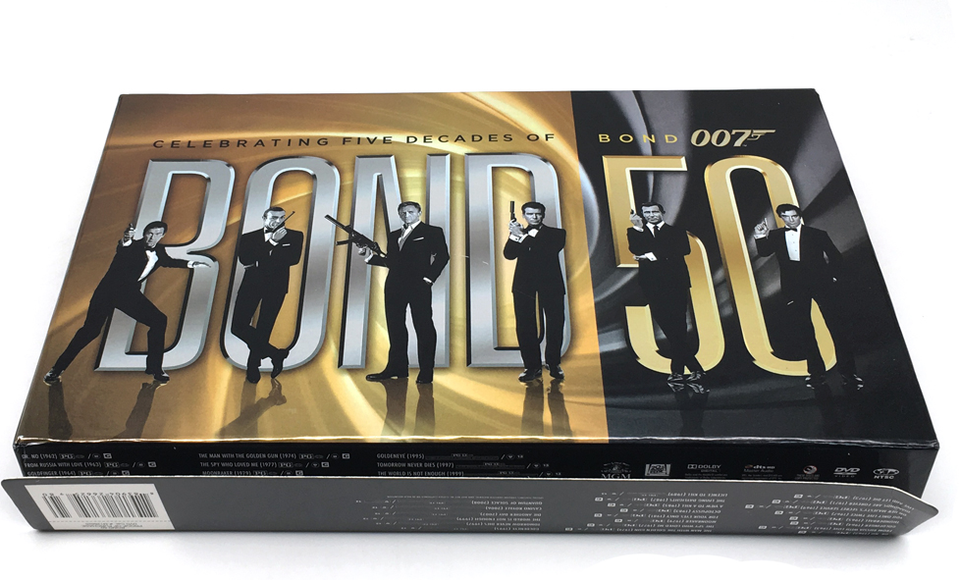 Bond 50: Celebrating Five Decades of Bond 007 DVD 23-Disc Set Free Fast ...