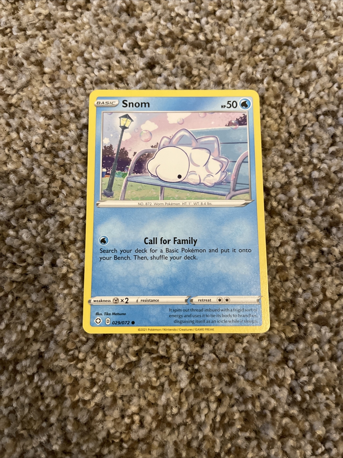 The Rarest Pokemon Card Snom the Pokemon God - Shining Fates Heaven ...