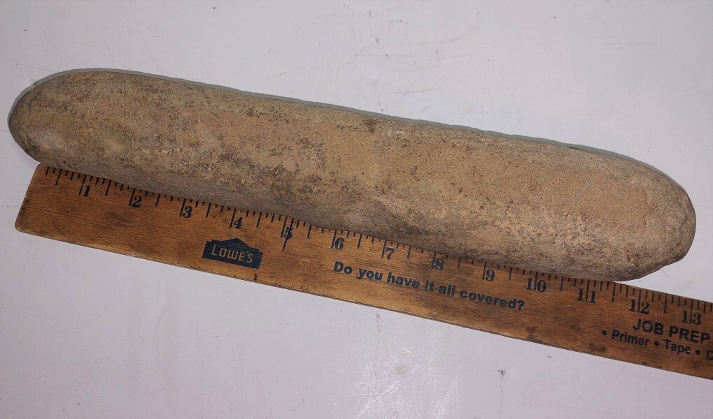 Large 12 1/2" Authentic Early Native American Indian Grinding Stone ...