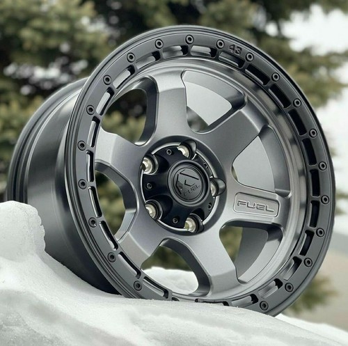 17" Fuel D752 Block Wheels Suit Jeep Wrangler JK-JL, Gladiator- 17x9 5/ ...