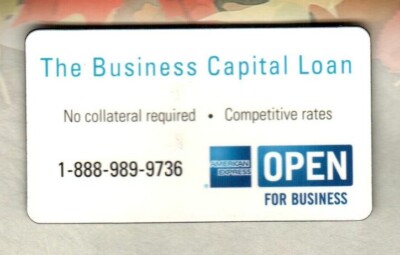 AMERICAN EXPRESS OPEN for Business Promotional Refrigerator Magnet Card ...