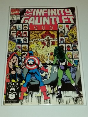 INFINITY GAUNTLET #2 AUGUST 1991 MARVEL COMICS