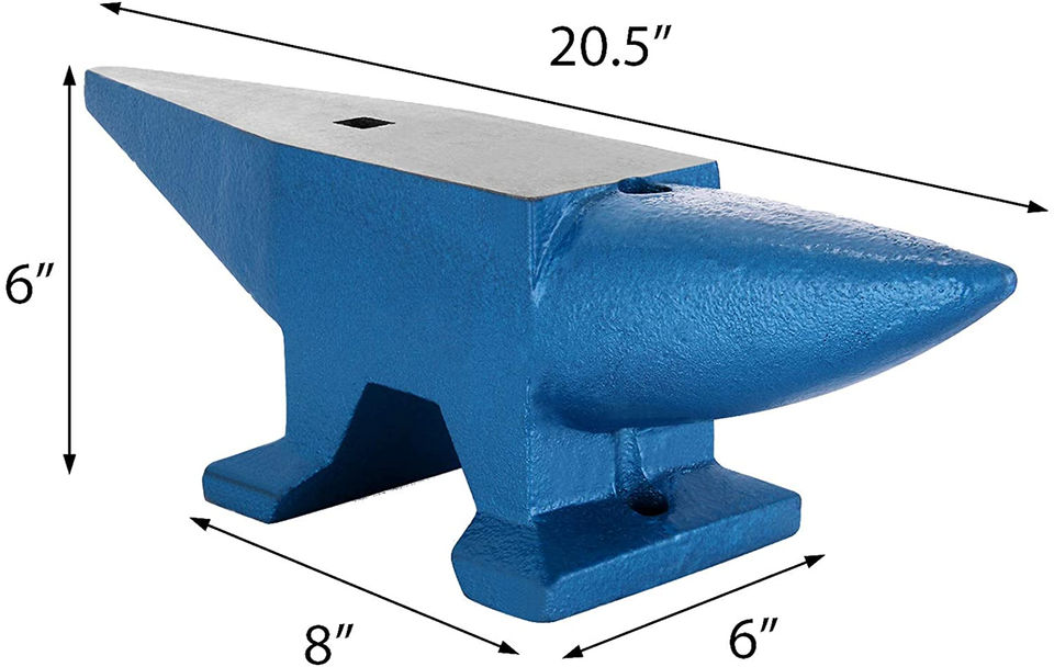Single Horn Anvil 66Lbs Cast Steel Blacksmith for Sale Forge Tools and ...