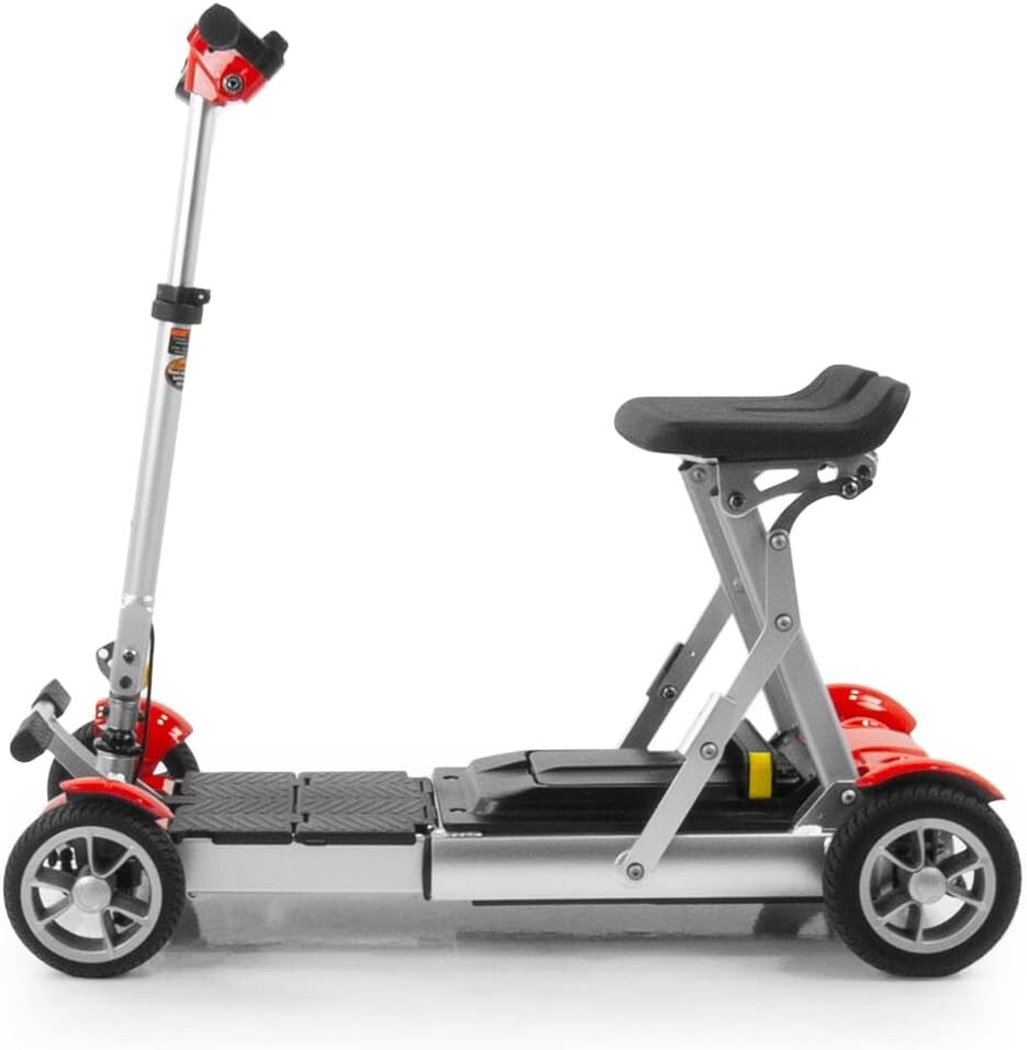 EV Rider Gypsy Ultralight Collapsible 4-Wheel Mobility Scooter - Red | eBay