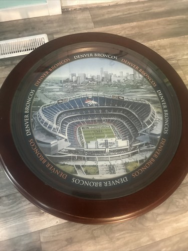 Danbury Mint Denver Broncos Invesco At Mile High Stadium End Table NFL ...