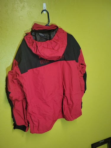 BaseCamp Outdoor Red Black Zipper Hooded Jacket Antarctica Voyage of ...