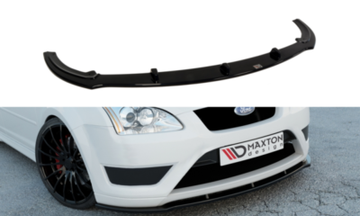 Front Diffuser Diffusor Maxton Design Gloss Black For Ford Focus Mk2 St ...