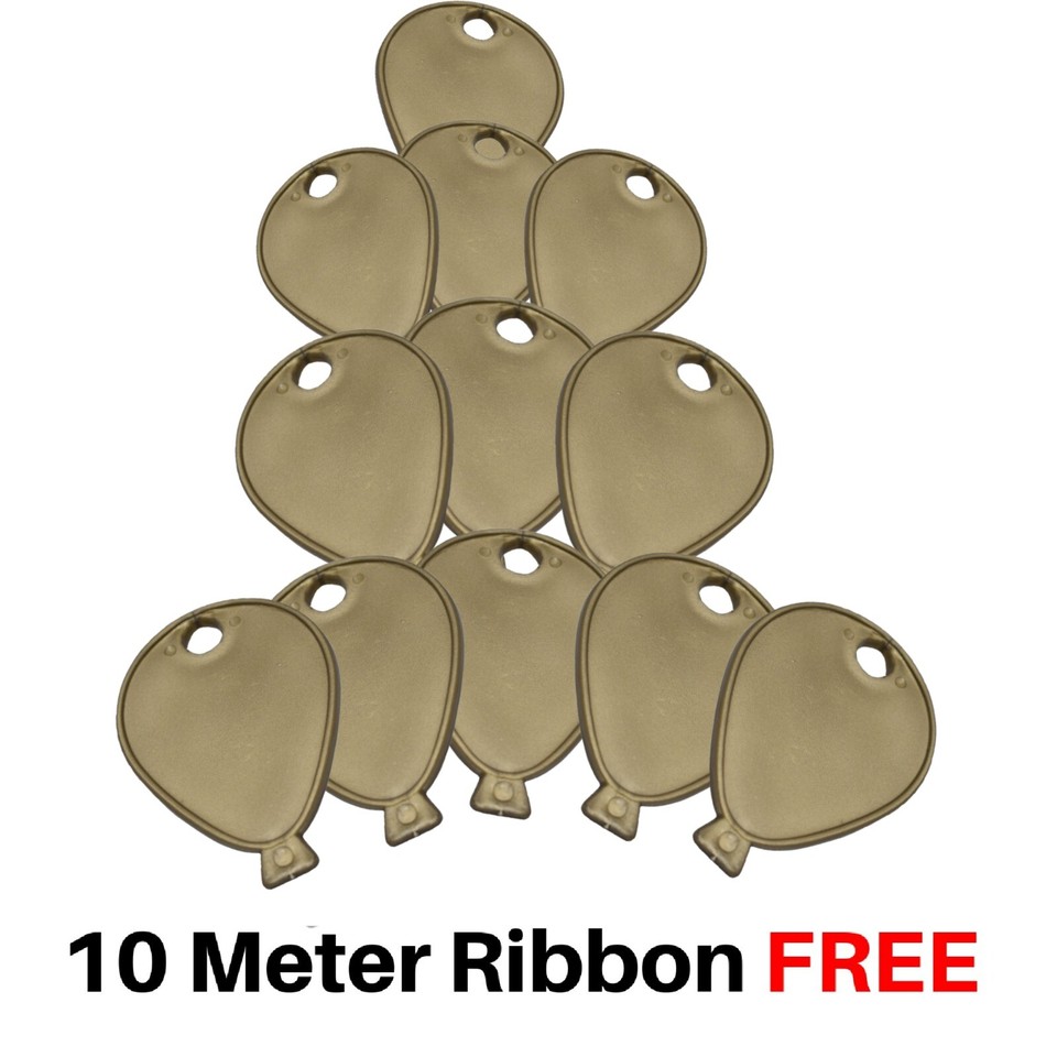 Balloon Weight HELIUM Plastic Heart Weights Quality Ribbons WEDDING ...