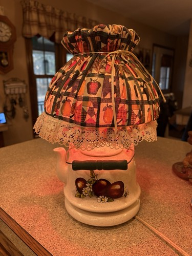 Vintage Ceramic Apple Teapot Lamp As Is | eBay