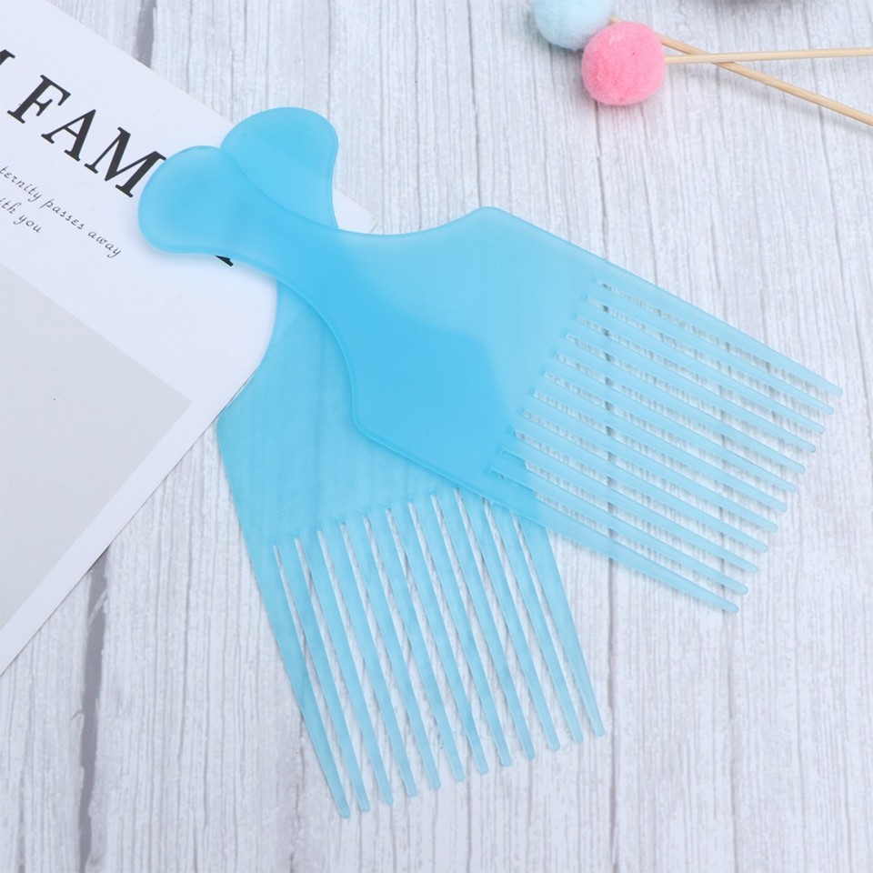 6 Pcs Hair Detangler Brush Salon Comb Barber Combs Extra Wide Tooth ...