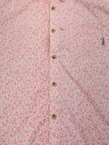 Columbia Shirt Mens Pink PFG Performance Fishing Gear Vented Outdoors ...