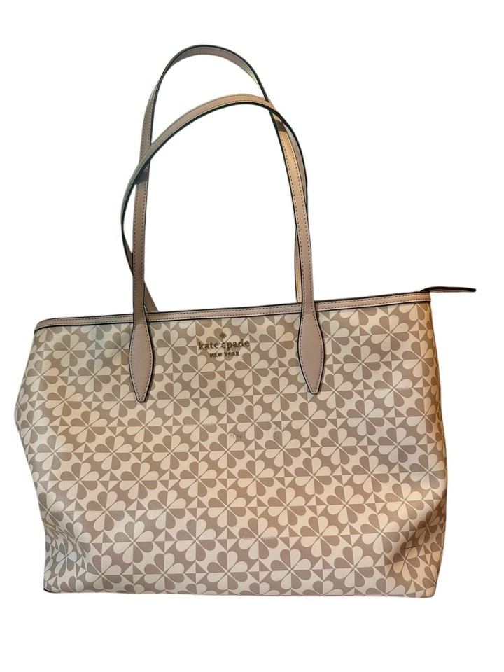 Kate Spade New York Hollie Spade Clover Geo Large Tote bag | eBay