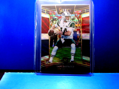 2018 SAM DARNOLD 82/199 SELECT PRIZM TRI COLOR SPECIAL REFRACTOR ROOKIE ...