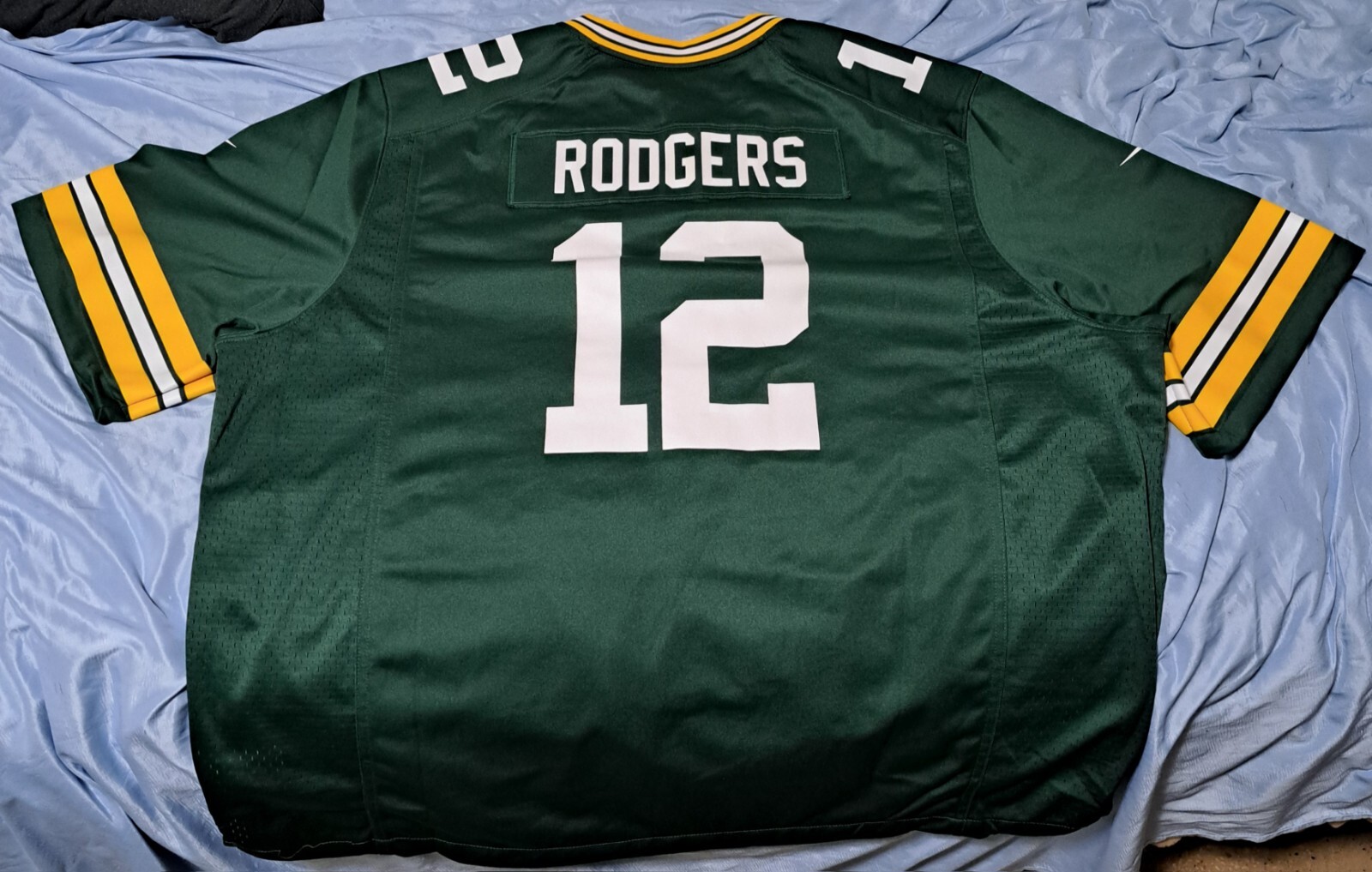 Men's Nike Green Bay Packers Aaron Rodgers #12 Jersey Sz 4XL Official ...