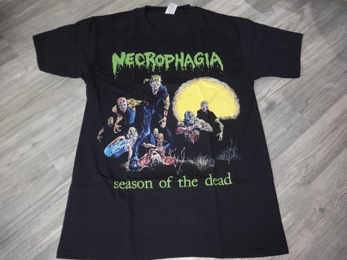 Necrophagia Death Metal Shirt Impetigo Repulsion Incantation Autopsy ...