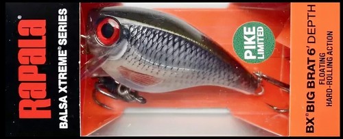 FISHING LURES RAPALA BX BRAT PIKE BXBB 6 cm ROL (Live Roach) - PIKE ...