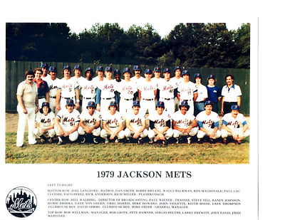 1979 JACKSON METS 8X10 TEAM PHOTO NEW YORK BASEBALL BACKMAN BROOKS | eBay