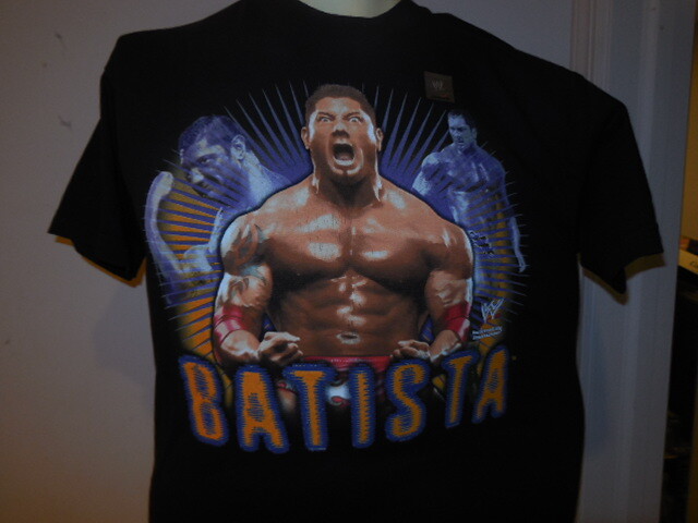 wwf batista black youth xl new | eBay