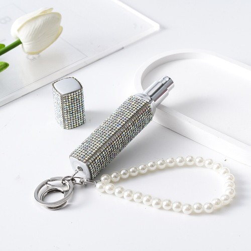 10ml Refillable Keychain Perfume Bottle Shiny Cosmetics Bottle Travel ...