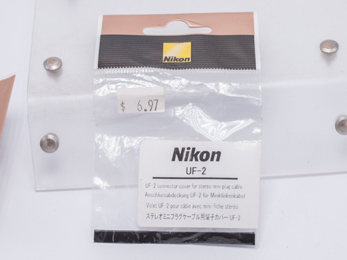 New - Nikon UF-2 Stereo Mini Plug Cable Rubber Connector Cover For D4 ...