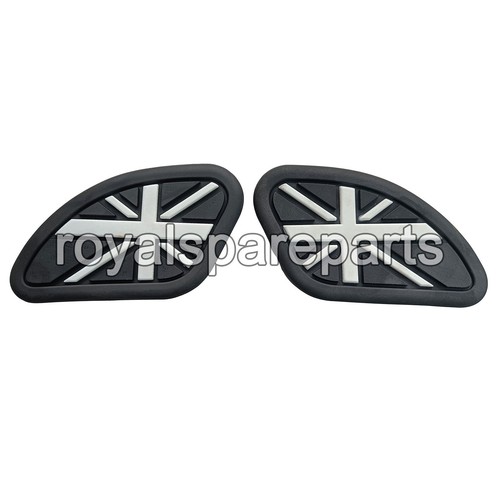 Fit For Royal Enfield GT and Interceptor 650 Rubber Tank Knee Pad Pair ...