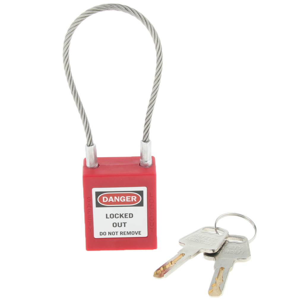 Stainless Steel Cable Safety Padlock Isolation Lock, Master Padlock | eBay