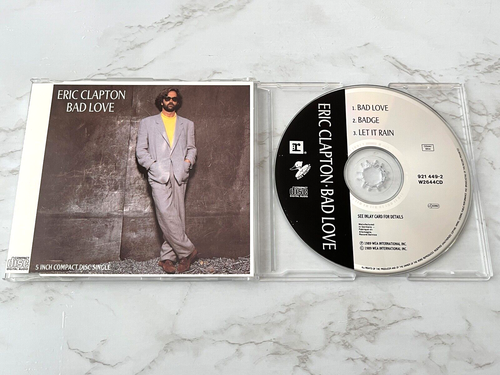 Eric Clapton Bad Love CD Single GERMANY IMPORT! 1989 Warner Blind Faith ...