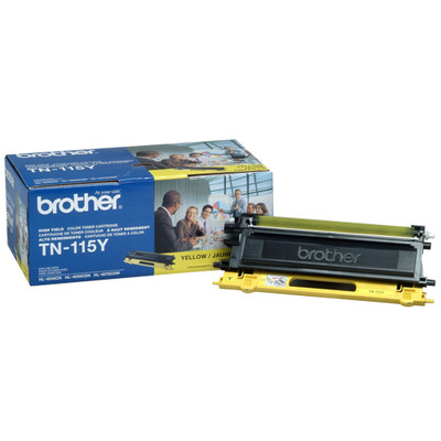 Brother HL-4040CN (TN115Y) Yellow Original Toner High Yield (4,000 ...