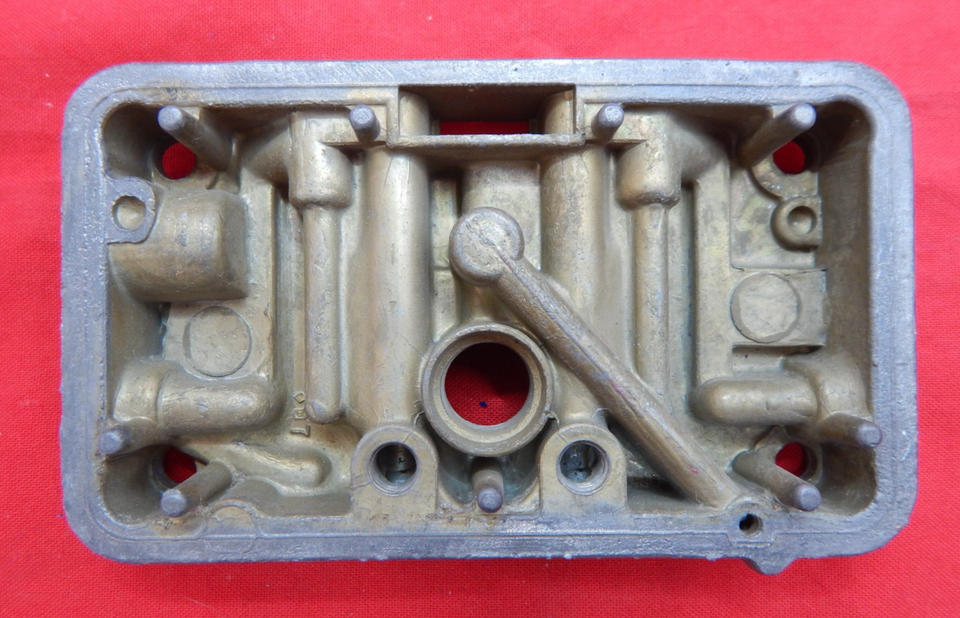 Vintage Nice Holley 4 Barrel Carburetor Fuel Metering Block 7190 7154 ...