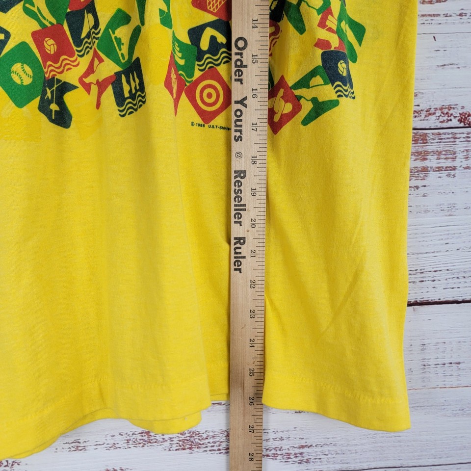 Vintage Screen Stars 1986 U.S. Olympic Festival Mens Size S T Shirt ...
