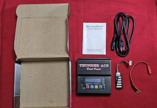 Thunder AC6 DUAL POWER Balance Charger for NICD/NIMH/LITHIUM/PB ...