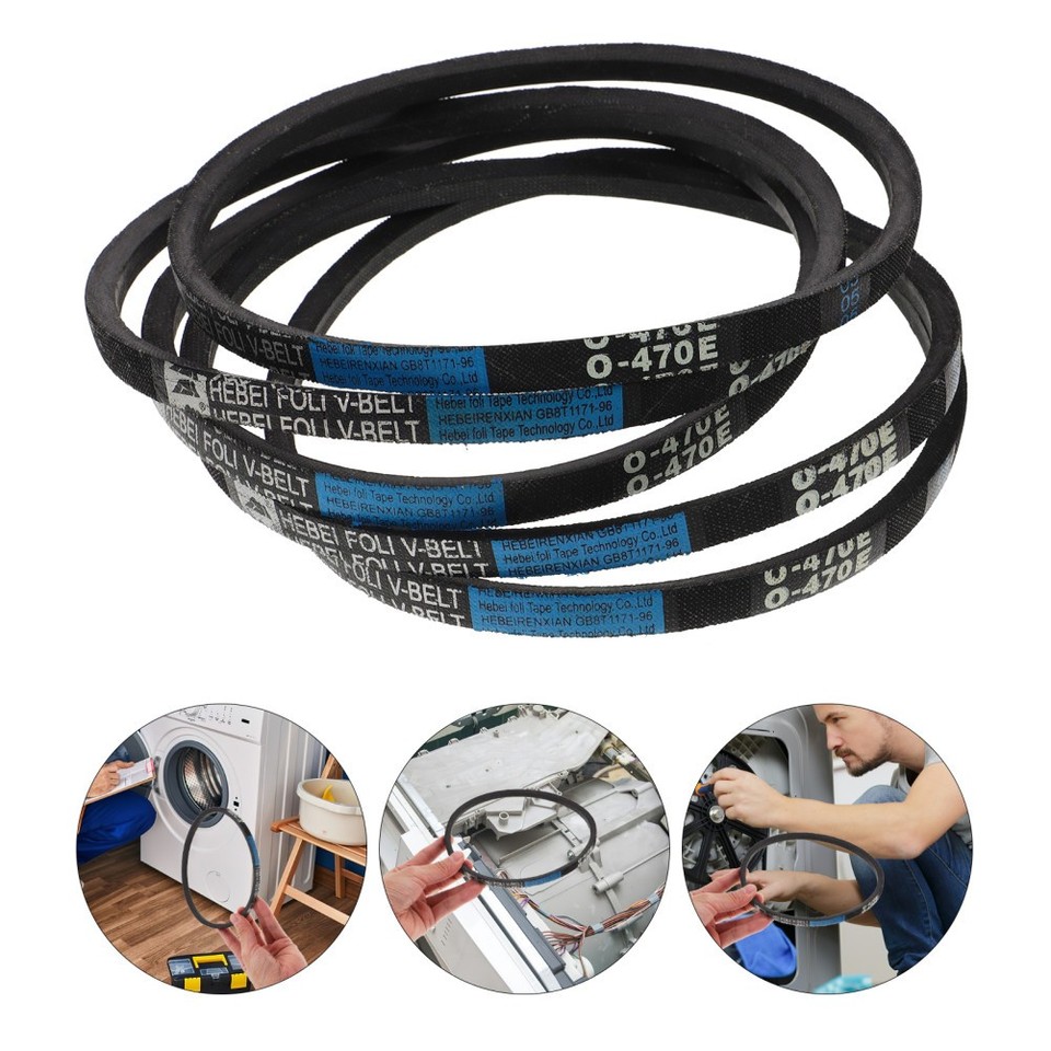 5 Pcs Replacement Rubber Belts Washing Machine Part Parts Washer | eBay ...