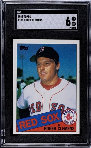 1985 Topps - Roger Clemens #181 (RC) SGC 6 | eBay