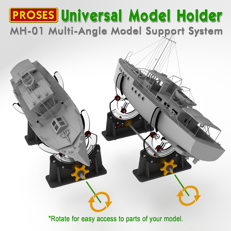 Proses Universal Scale Model Holder System for Aircrafts, Boats, Ships ...
