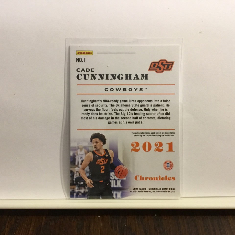 2021 PANINI CHRONICLES CADE CUNNINGHAM ROOKIE #1 PISTONS MSK | eBay