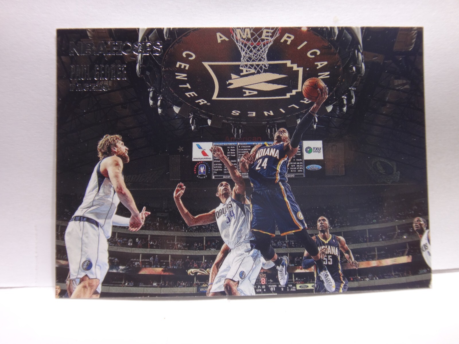 2013-14 Hoops Courtside Indiana Pacers Basketball Card #16 Paul George ...