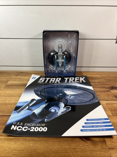 Eaglemoss Star Trek | USS Excelsior NCC-2000 Starship w/ Magazine #8 ...