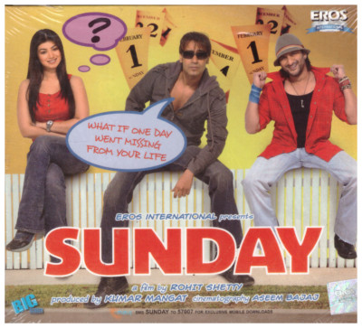 Sunday - ajay devgan , ayesha takia , irfan Khan [CD] Soundrack | eBay
