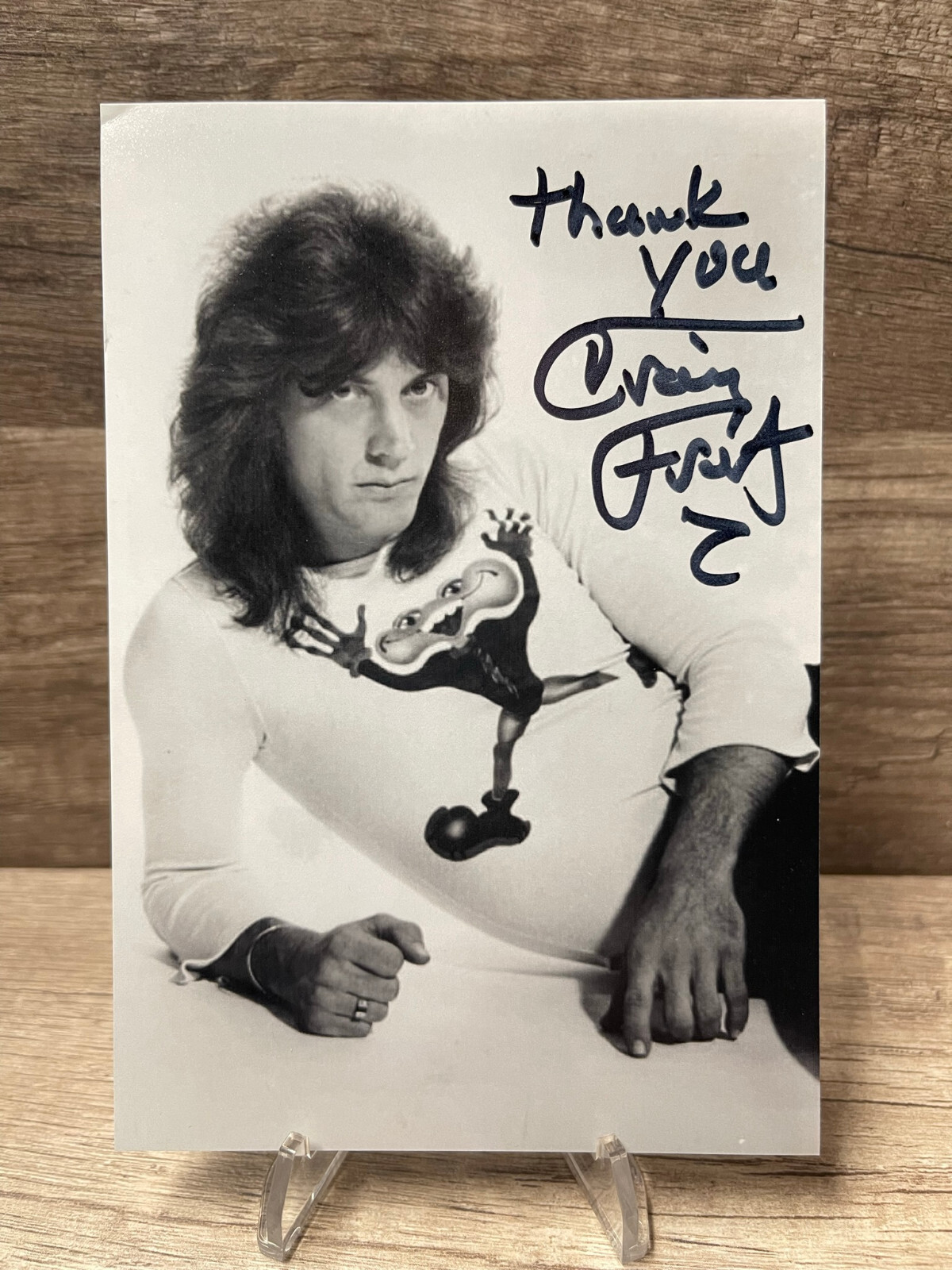 Craig Frost Grand Funk Railroad Hand Signed 4x6 Photo TC46-1590 | eBay
