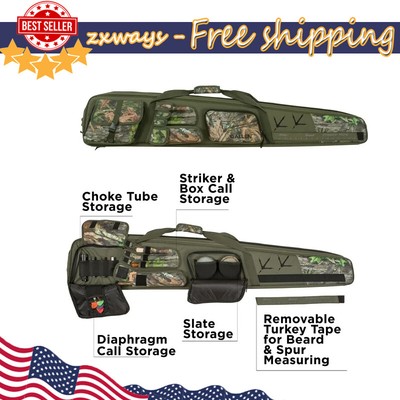 52" Turkey Shotgun Soft Case Storage w/ Oversized Zippers Mossy Oak ...