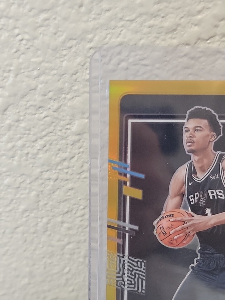 2023-24 Optic Gold Victor Wembanyama /10 - Gold Rookie Rated Rookie ...