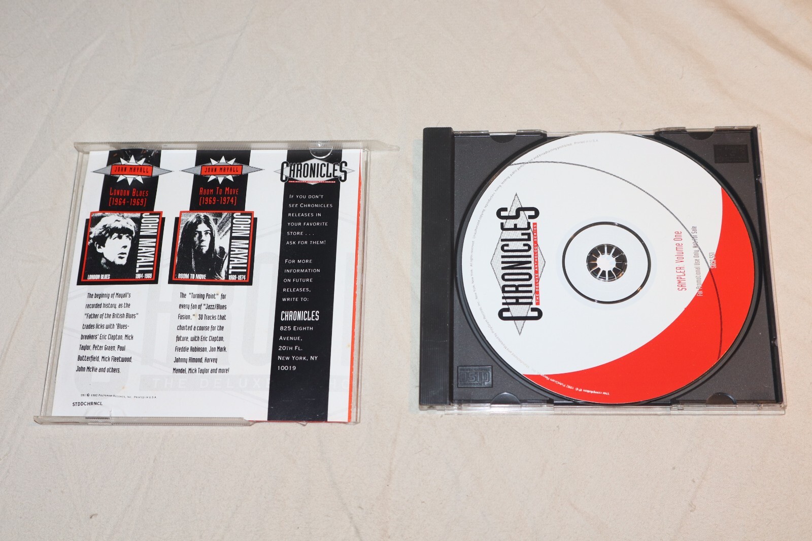 Chronicles the Deluxe Anthology Series SAMPLER Volume One CD PROMO | eBay